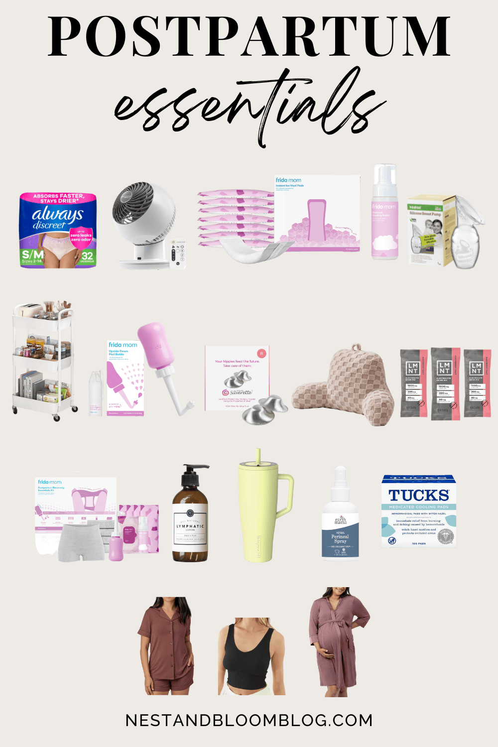 My Postpartum Essentials: Fourth Trimester Must-Haves for New Moms ...
